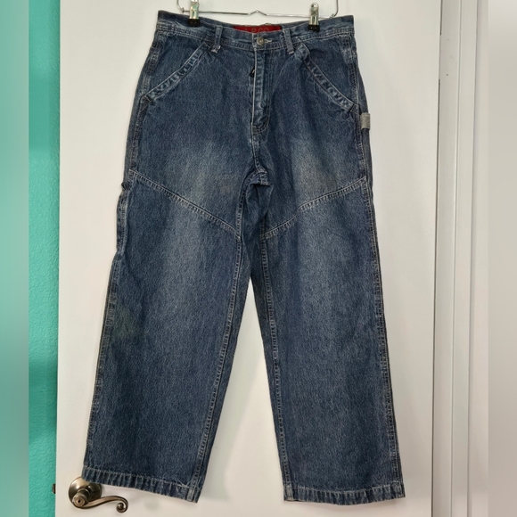 A.P.CO. | Bottoms | Vintage Apco Carpenter Blue Denim Jeans Size 6h ...